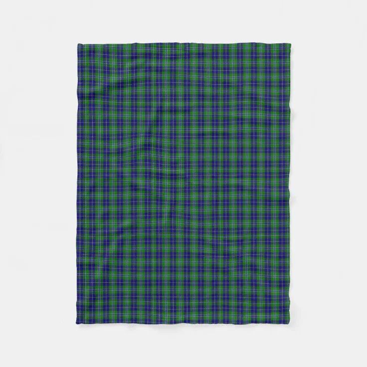 Douglas Clan Tartan Plaid Fleece Blanket | Zazzle