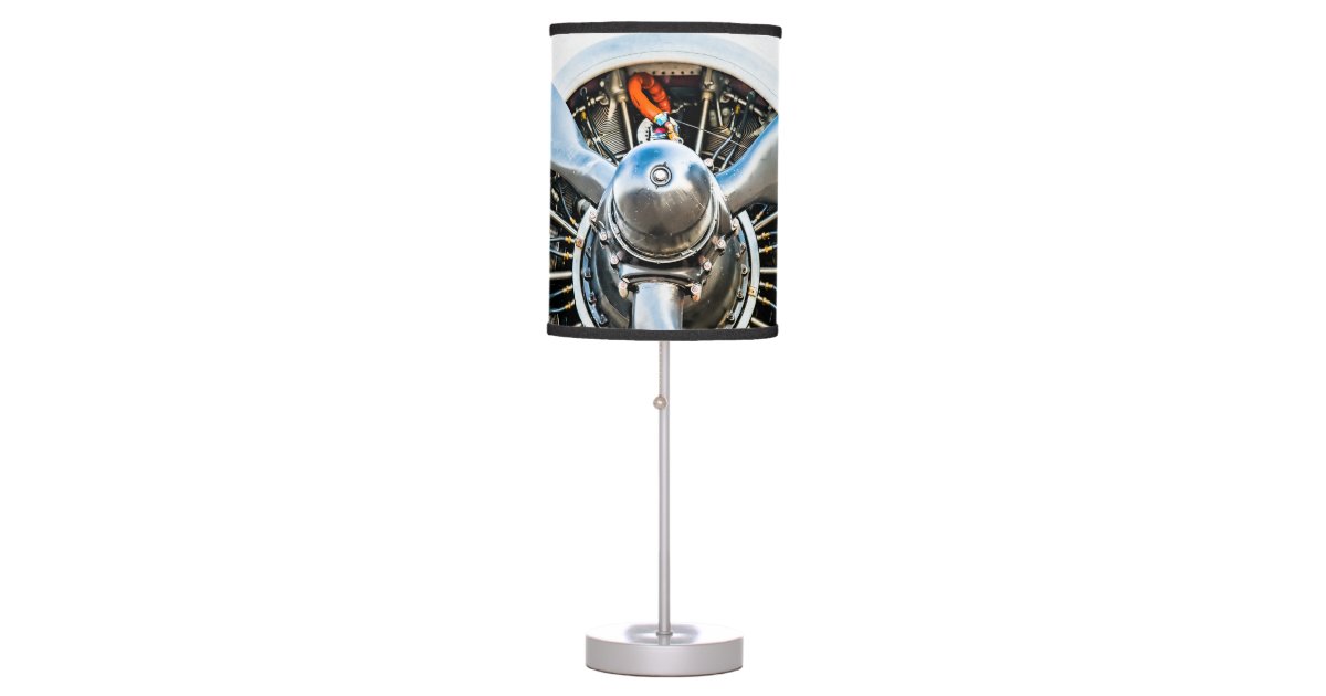 Douglas DC-3 Aircraft. Propeller Table Lamp | Zazzle
