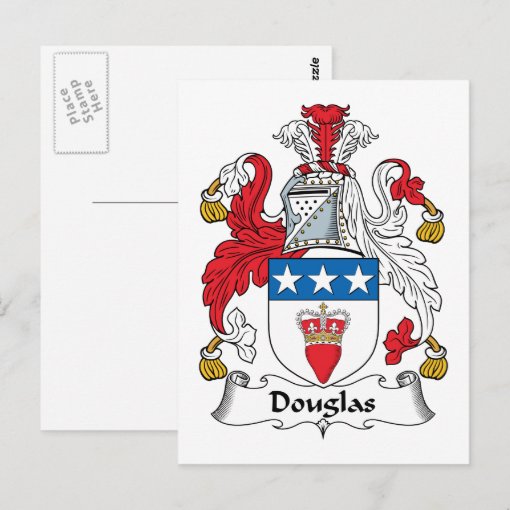 Douglas Family Crest Postcard | Zazzle