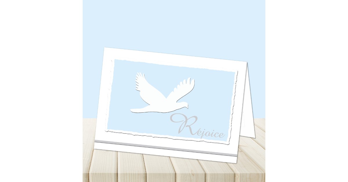 Dove Christian Religious Easter Greeting Card | Zazzle