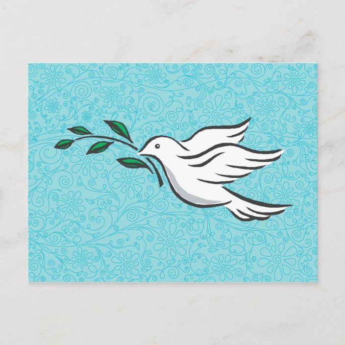 Dove designs postcard | Zazzle.com