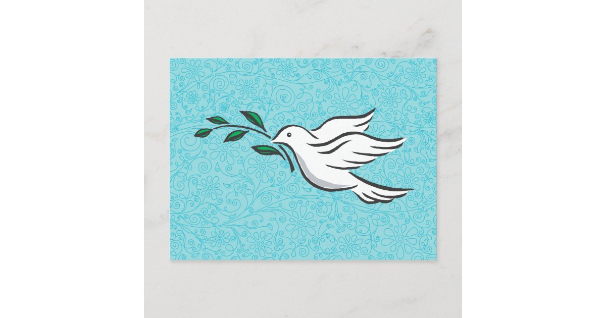 Dove designs postcard | Zazzle
