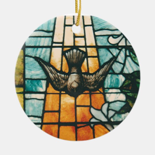 Dove Symbolizing the Holy Spirit Ceramic Ornament | Zazzle.com