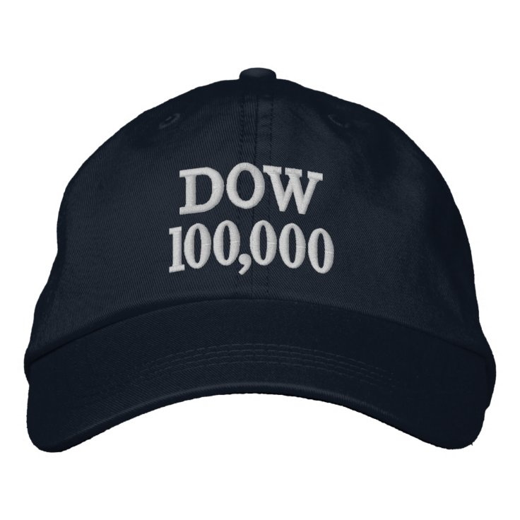 DOW 100,000 hat | Zazzle