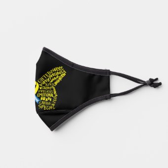 Down Syndrome Awareness Butterfly Special Premium Face Mask | Zazzle