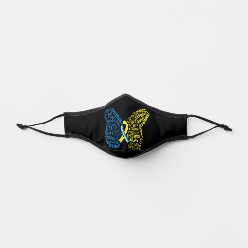 Down Syndrome Awareness Butterfly Special Premium Face Mask | Zazzle