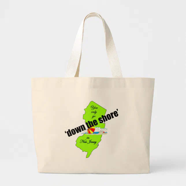 Down the Jersey Shore Beach Bag | Zazzle