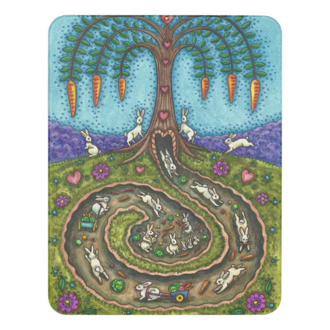 DOWN THE RABBIT HOLE WALL / DOOR / ROOM SIGN | Zazzle
