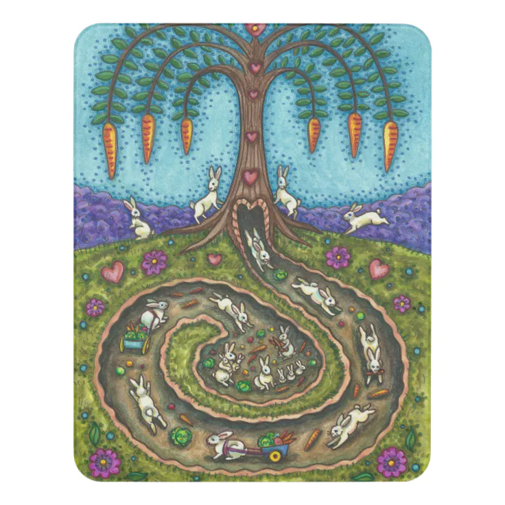 DOWN THE RABBIT HOLE WALL / DOOR / ROOM SIGN | Zazzle