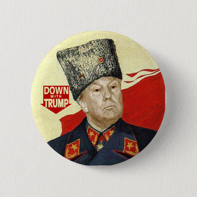Down with Trump Button | Zazzle