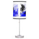 Downhill on Ski Slope ANY COLOR BACKGRND Table Lamp | Zazzle