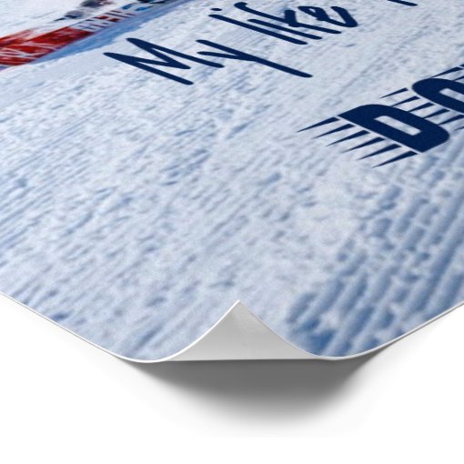 Downhill Skiing Funny Motivational Snow Ski Poster | Zazzle