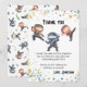 Downloadable Ninja Birthday Thank You Card | Zazzle