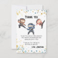 Downloadable Ninja Kids Birthday Party Thank Card | Zazzle