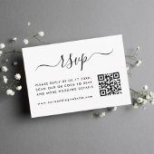 Downloadable Wedding RSVP with QR Code Invitation | Zazzle
