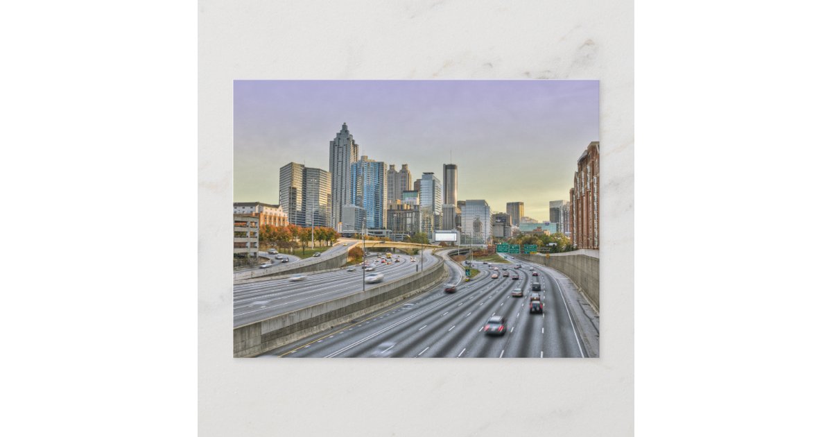 Downtown Atlanta Postcard | Zazzle