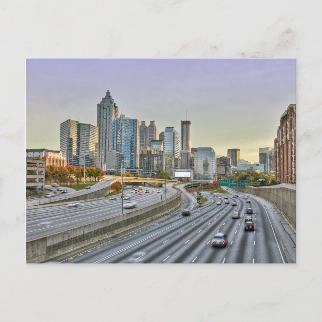 Downtown Atlanta Postcard | Zazzle