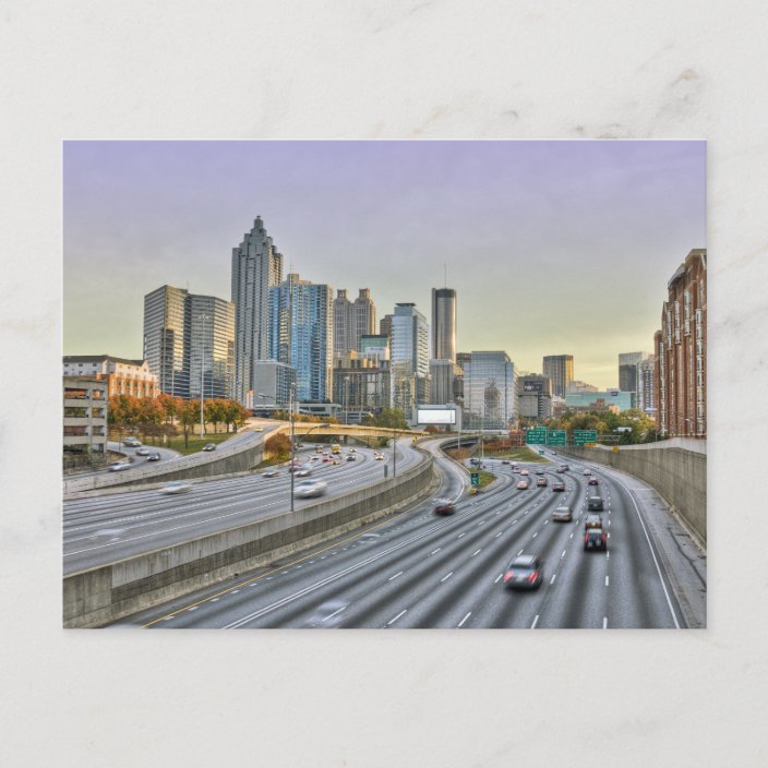 Downtown Atlanta Postcard | Zazzle.com