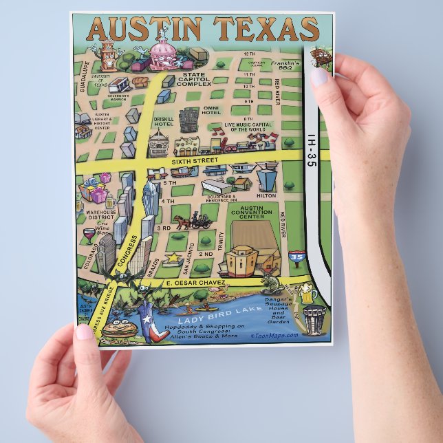 Map Of Downtown Austin Texas