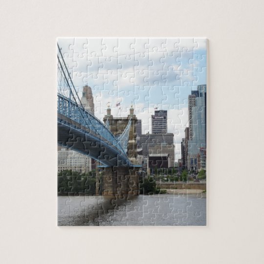 Downtown Cincinnati Jigsaw Puzzle | Zazzle.com