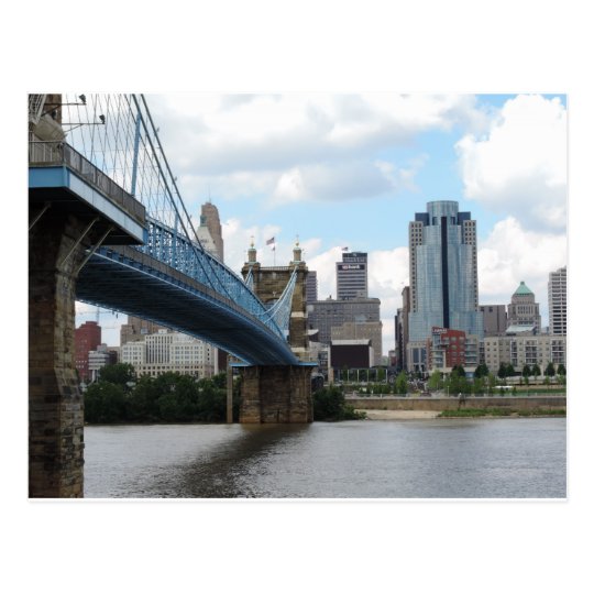 Downtown Cincinnati Postcard | Zazzle.com