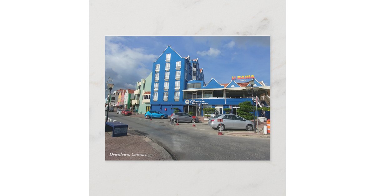 Downtown Curacao Postcard | Zazzle