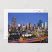 downtown dallas skyline postcard | Zazzle