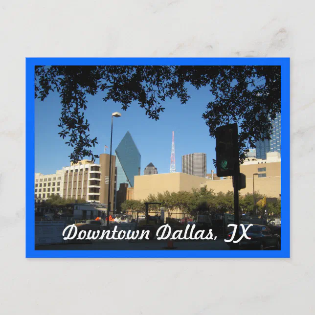 Downtown Dallas, TX Postcard | Zazzle