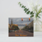 Downtown Flint, Michigan Postcard | Zazzle