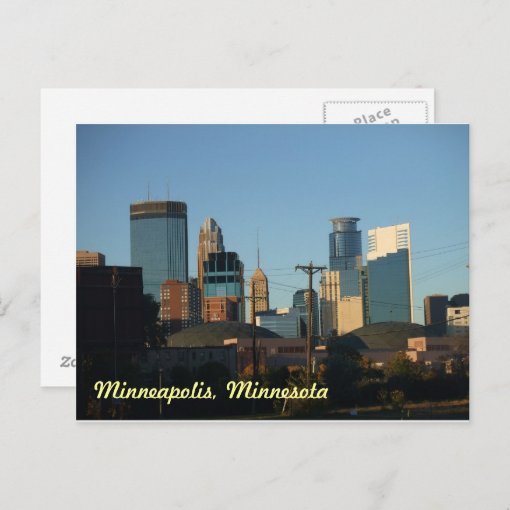Downtown of Minneapolis, Minnesota Postcard | Zazzle