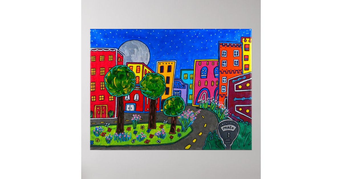Downtown Poster | Zazzle