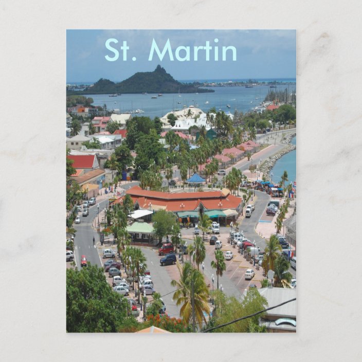 Downtown St. Martin Postcard | Zazzle.com