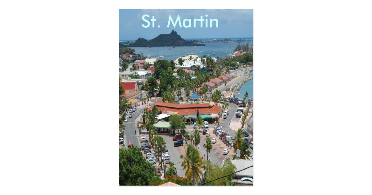 Downtown St. Martin Postcard | Zazzle.com