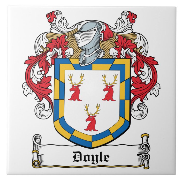 Doyle Family Crest Ceramic Tile | Zazzle.com
