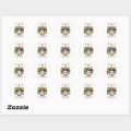 DOYLE FAMILY CREST - DOYLE COAT OF ARMS CLASSIC ROUND STICKER | Zazzle