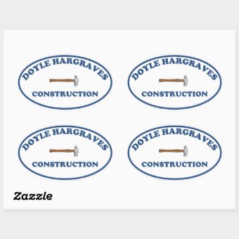 Doyle Hargrave Construction Sticker | Zazzle