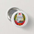 DPRK North Korea Emblem Juche Socialist Communist Button | Zazzle