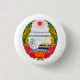 DPRK North Korea Emblem Juche Socialist Communist Button | Zazzle