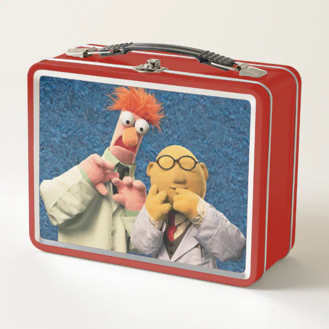 Dr. Bunsen Honeydew and Beaker Metal Lunch Box | Zazzle