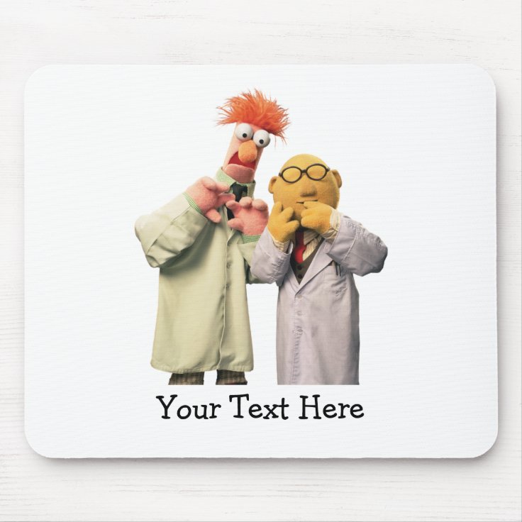 Dr. Bunsen Honeydew and Beaker Mouse Pad | Zazzle