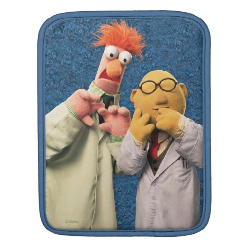 Dr. Bunsen Honeydew and Beaker Sleeve For iPads | Zazzle
