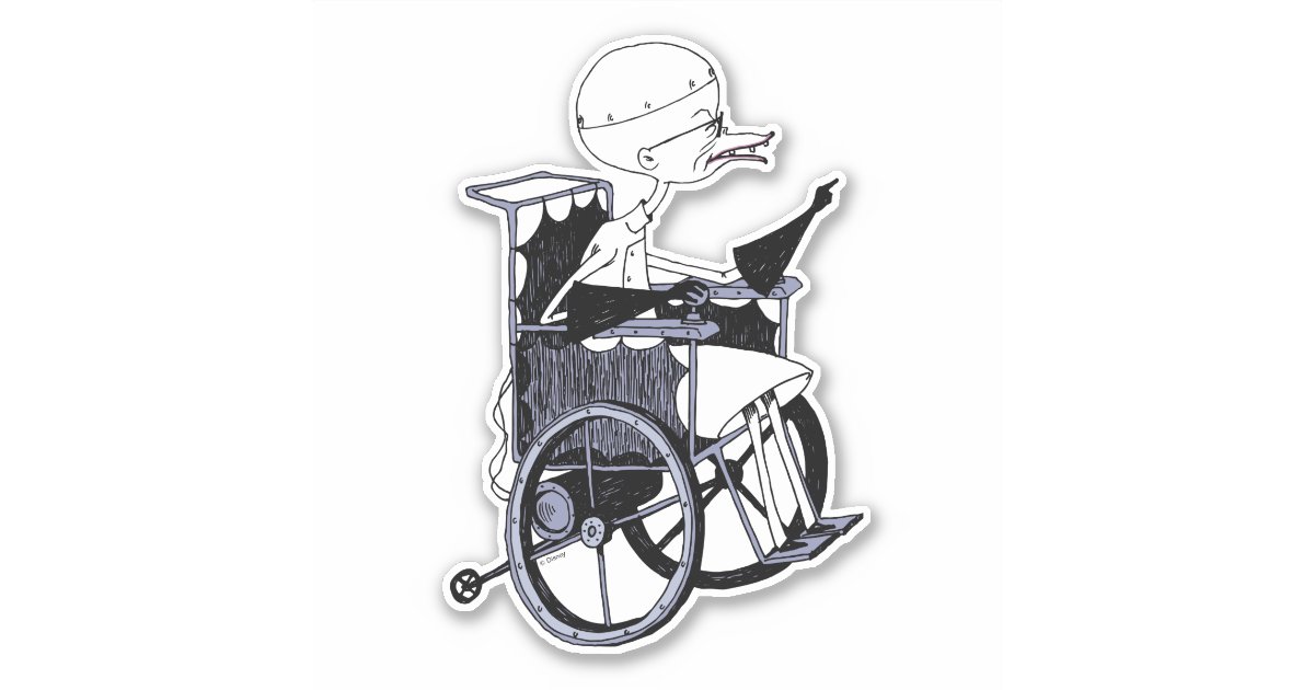 Dr. Finkelstein | Mad Scientist Sticker | Zazzle