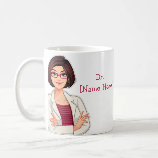 Dr. Name Custom Best Doctor Gift Coffee Mug | Zazzle