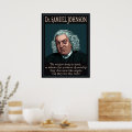 Dr. Samuel Johnson Poster | Zazzle