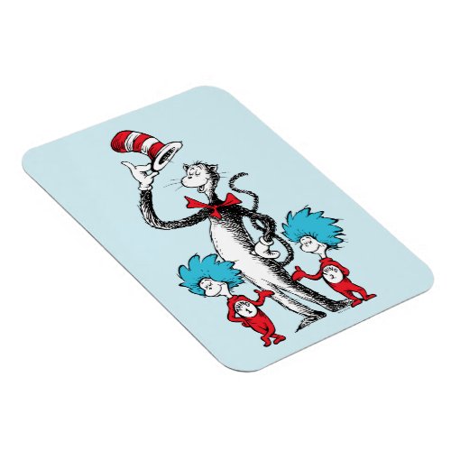 Dr. Seuss | Cat in the Hat, Thing One & Thing Two Magnet | Zazzle