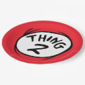 Dr. Seuss | Custom Thing One Thing Two Paper Plates | Zazzle