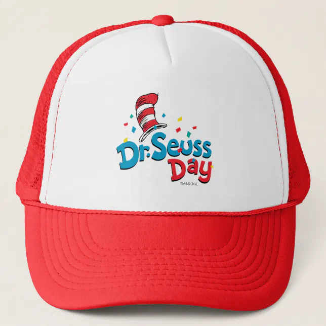 Dr. Seuss Day | Confetti Trucker Hat | Zazzle