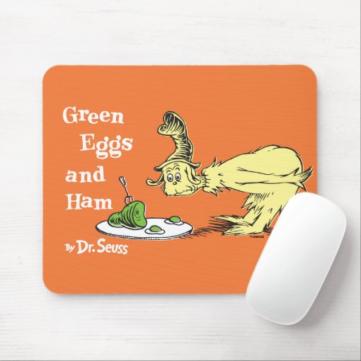 Dr. Seuss | Green Eggs and Ham Mouse Pad | Zazzle