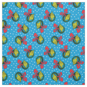 Grinch | Christmas Dot Pattern Fabric | Zazzle