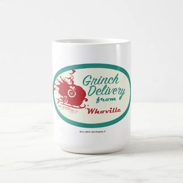 Dr. Seuss | Grinch Delivery from Who-ville Coffee Mug | Zazzle